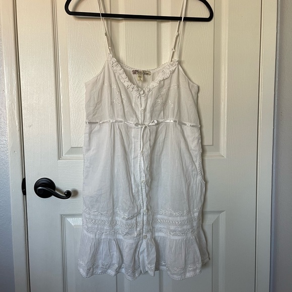 American Rag | Dresses | Dainty Sheer White Dress | Poshmark